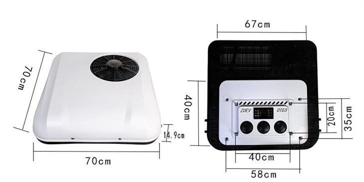 12v 24v Rooftop Air Conditioner For Truck Suppliers and Manufacturers ...